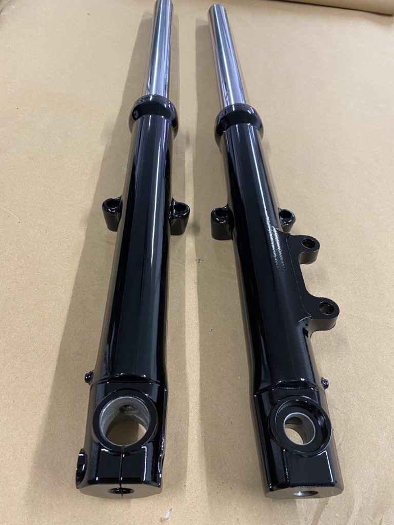 Motorcycle forks before & after - Welcome to Maldon Shotblasting and ...